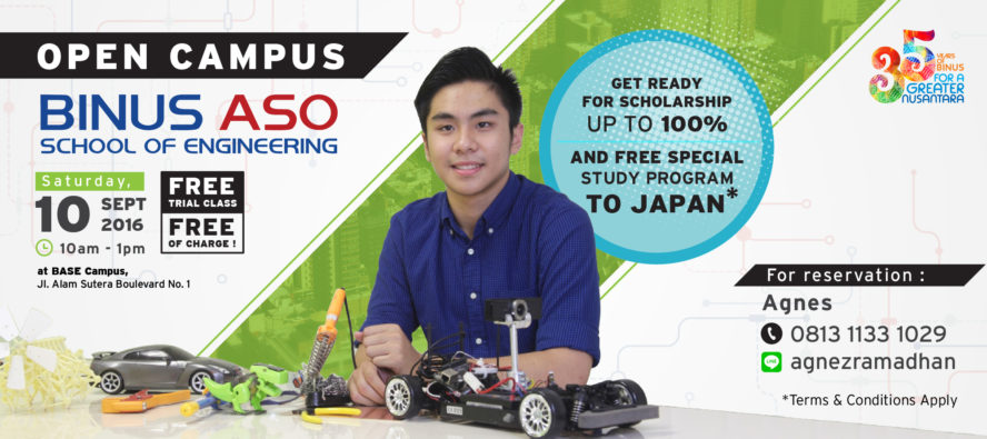 “OPEN HOUSE BINUS ASO School of Engineering” | BINUS School of Engineering